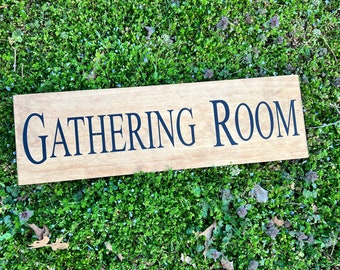 Gathering Room Sign | Etsy