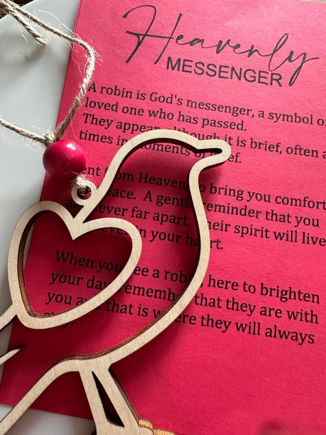Robin Ornament - Heavenly Messenger - God's Messenger - Etsy