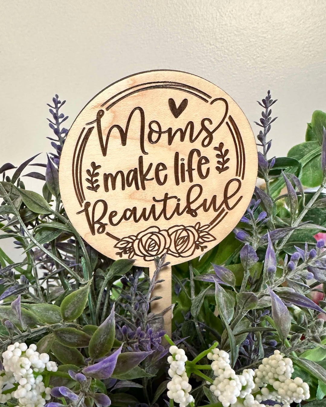 Mother's Day Flower Pick - Plant Pick - Mother's Day Gift - Gifts for ...