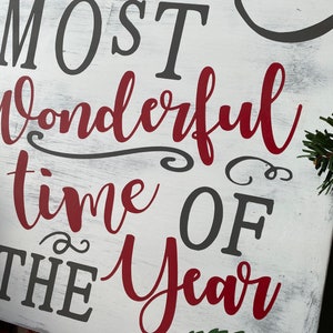 Its the Most Wonderful Time of the Year Christmas Signs - Etsy
