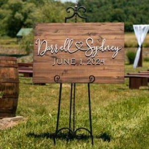 Custom Wedding Sign - Personalized Wedding Sign - Wedding Decor ...