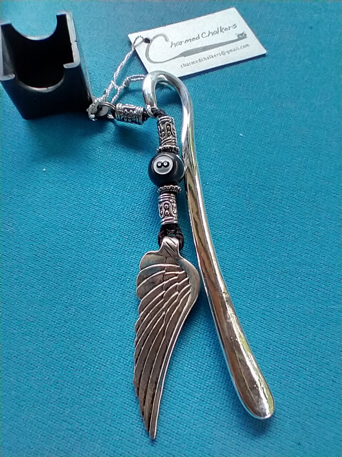 8 Ball Angel Wing - Etsy