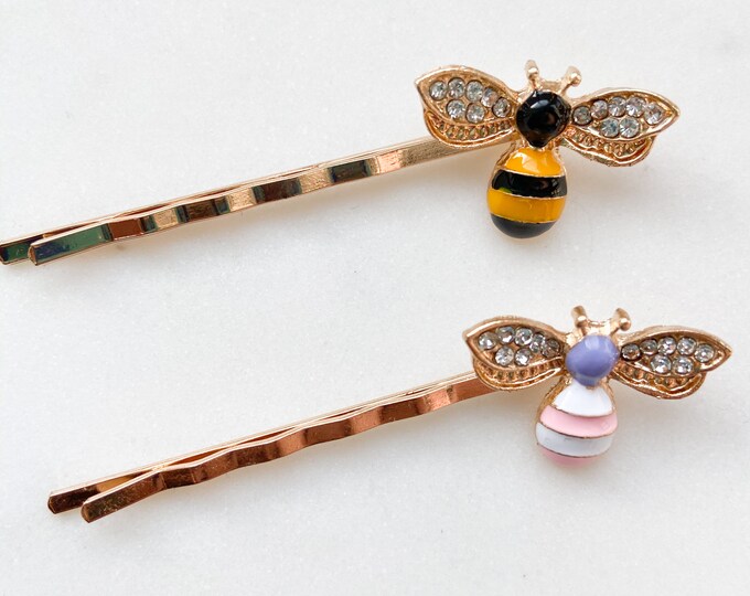 Bumblebee Hair Slide - Etsy