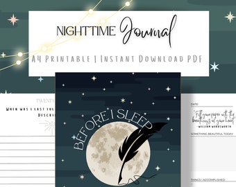 Nighttime Journal - Etsy