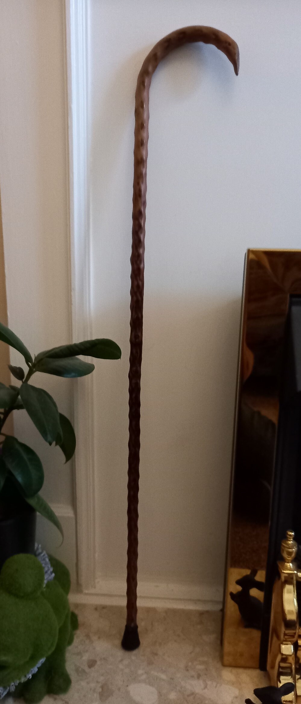 Vintage Crook-handled Blackthorn Walking Stick 34 86cm in Length. - Etsy