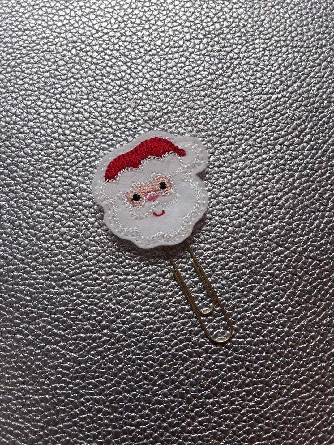 Christmas Santa Father Christmas Planner Bookmark. Planner Feltie Clip ...