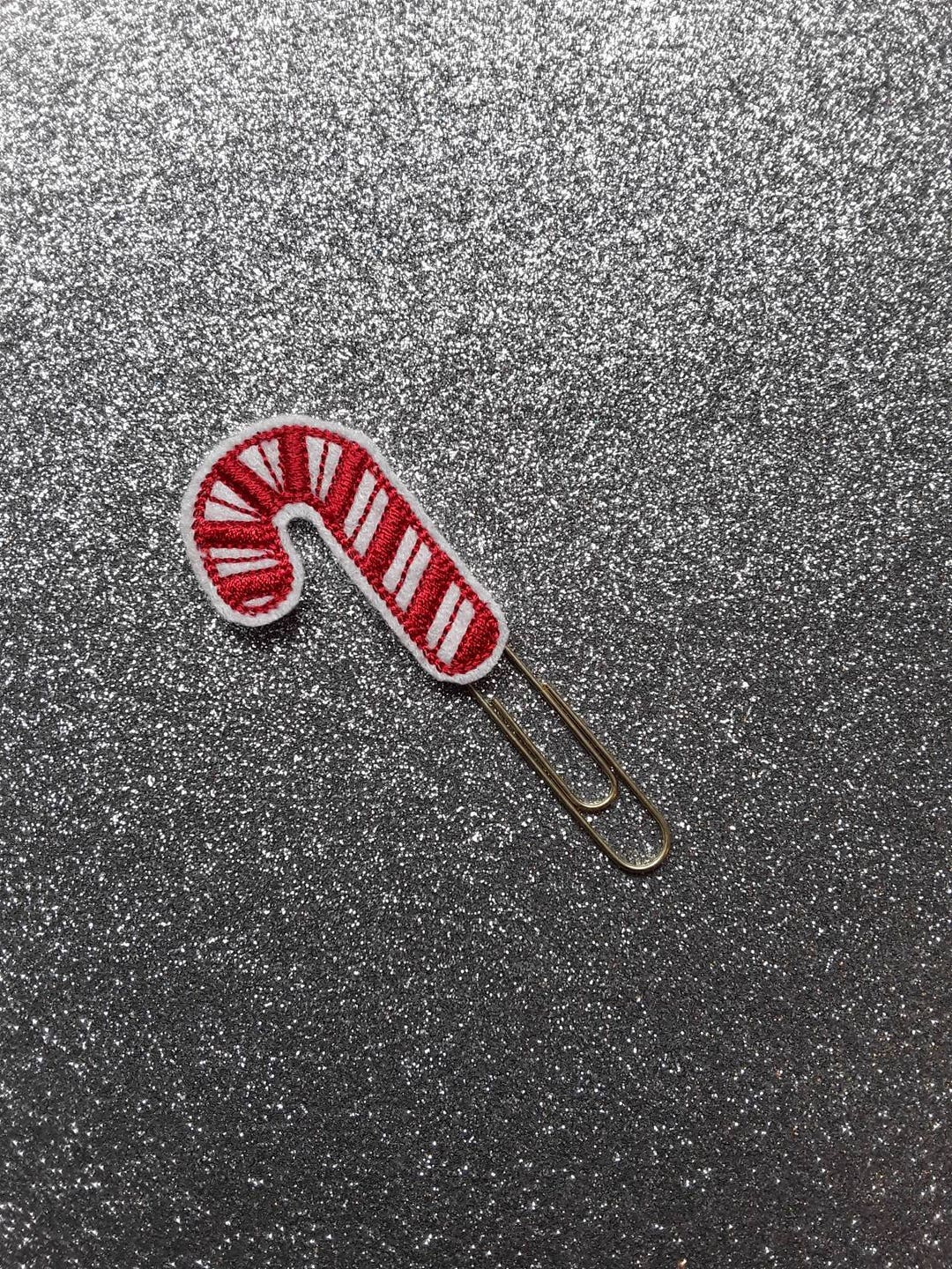 Cute Candy Cane. Planner Feltie Clip. Paperclip. Felt Clip. - Etsy UK