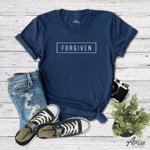 FORGIVEN T-shirt | Christian Shirt, Christian Gift, Baptism Gift ...