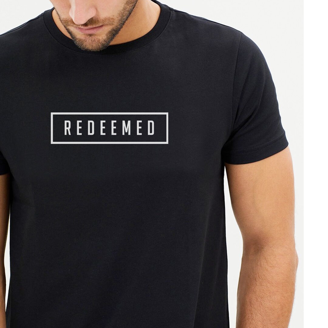 REDEEMED T-shirt | Christian Gift, Christian Shirt, Baptism Gift ...