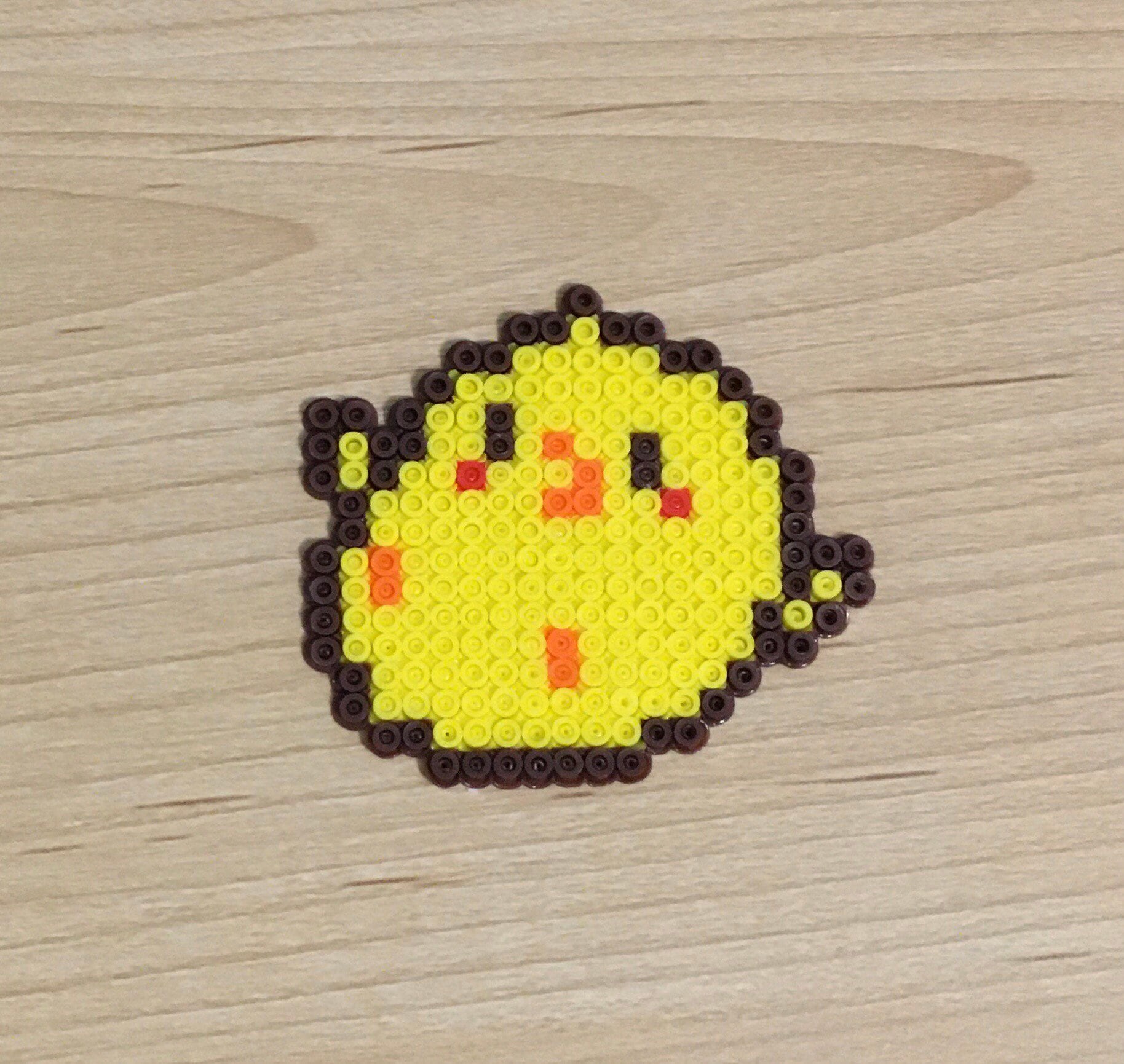 Sitting Chick mini Perler Beads - Etsy