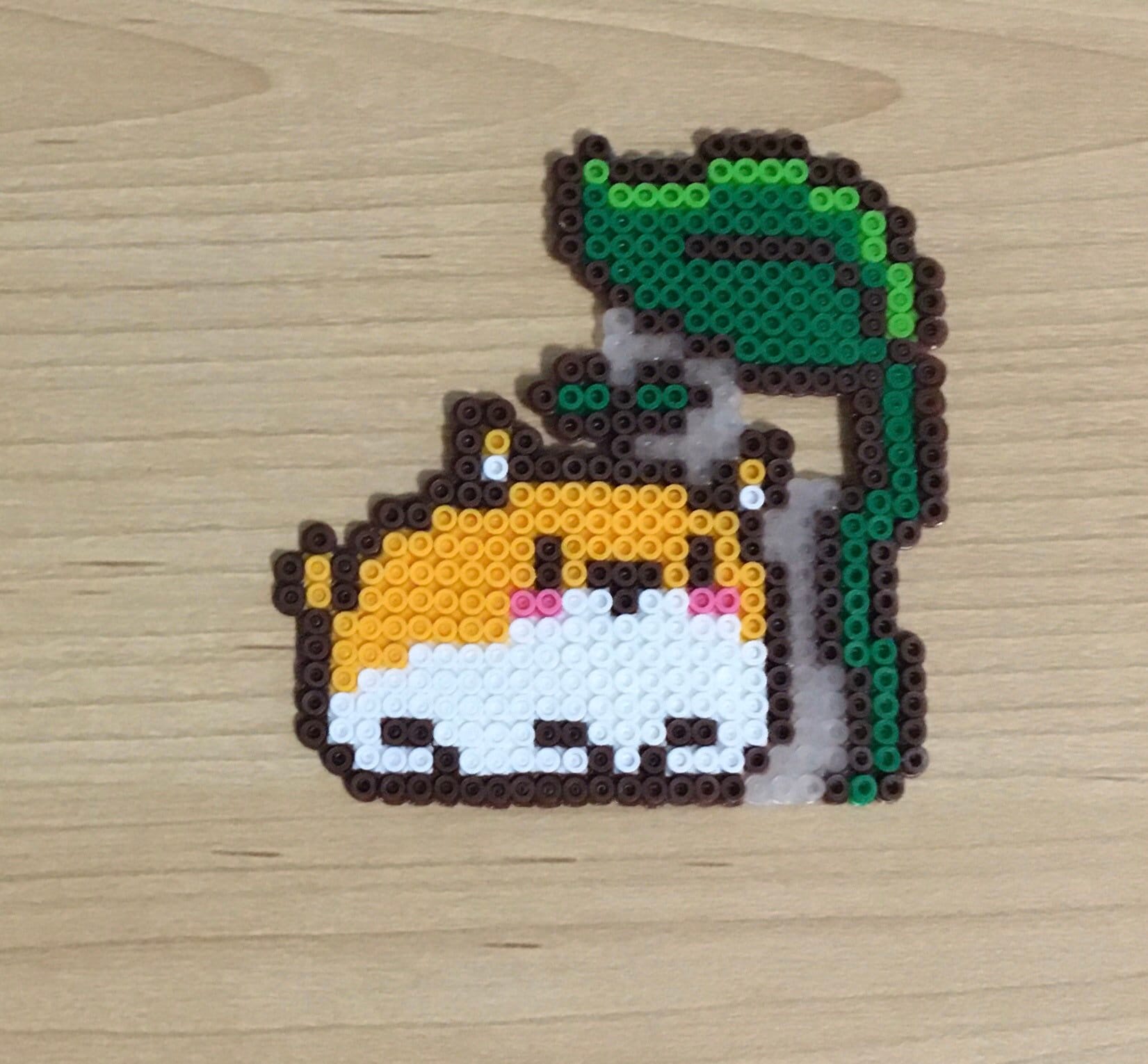 Leaf Hamster mini Perler Beads - Etsy