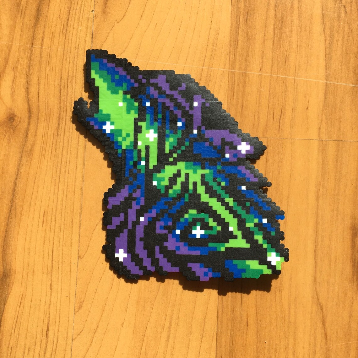 Celestial Wolf mini Perler Beads - Etsy