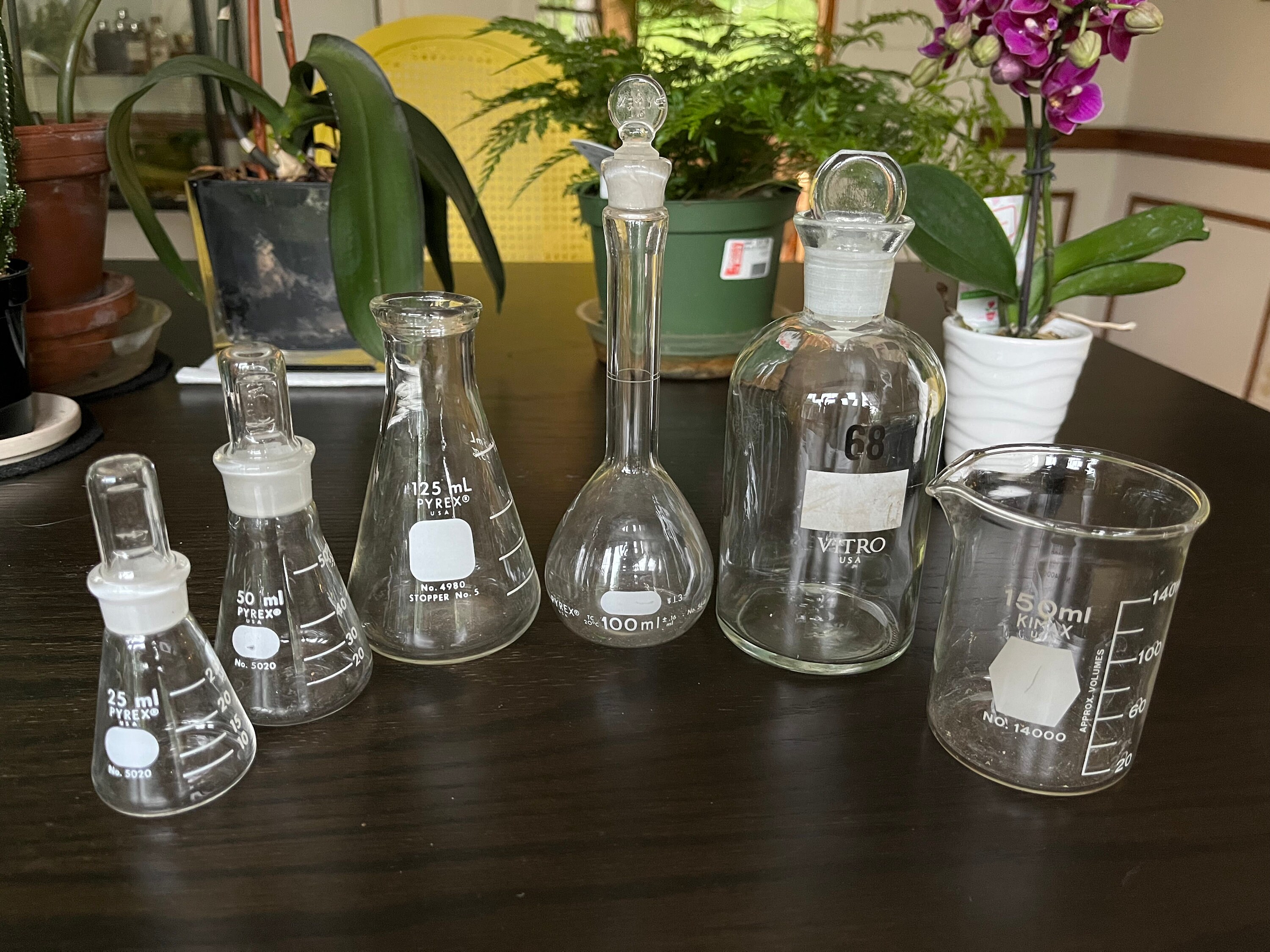 Vintage Science Lab Beakers and Bottles: Variety of 7 Small - Etsy