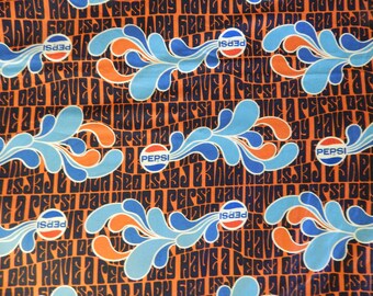Pepsi Cola Fabric | Etsy