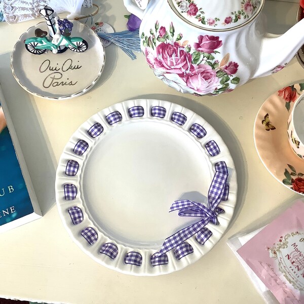 Ribbon Plate - Etsy