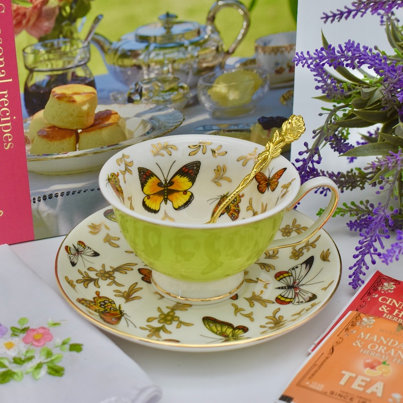Butterfly Tea Cups - Etsy