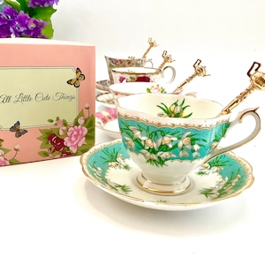 Teaspoon for Tea Gold Plated Set of Spoons With Teapot Handles to Match ...