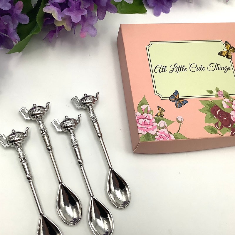 Gold Demitasse Spoon Set - Etsy