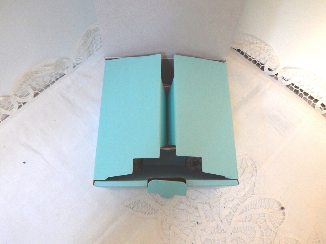 Gift Box for Teacup and Saucer. Teal Turquoise Blue Premium - Etsy