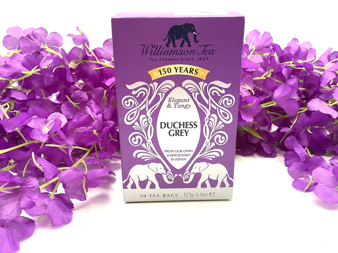 Tea Gift Set Williamson Tea From England. Duchess Grey Box With 50 ...