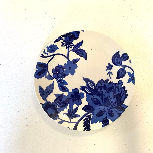Royal Norfolk Blue Floral Dinner Plate - Etsy