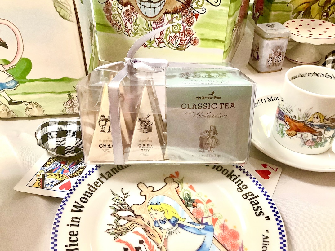 Tea Alice in Wonderland Gift Set. Limited Edition Box With 12 Pyramid ...