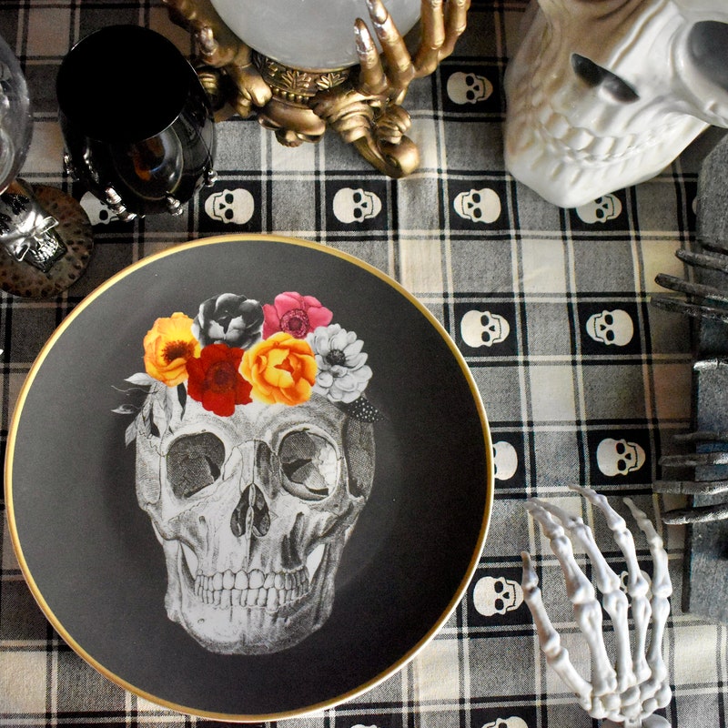 Skull Dinnerware - Etsy