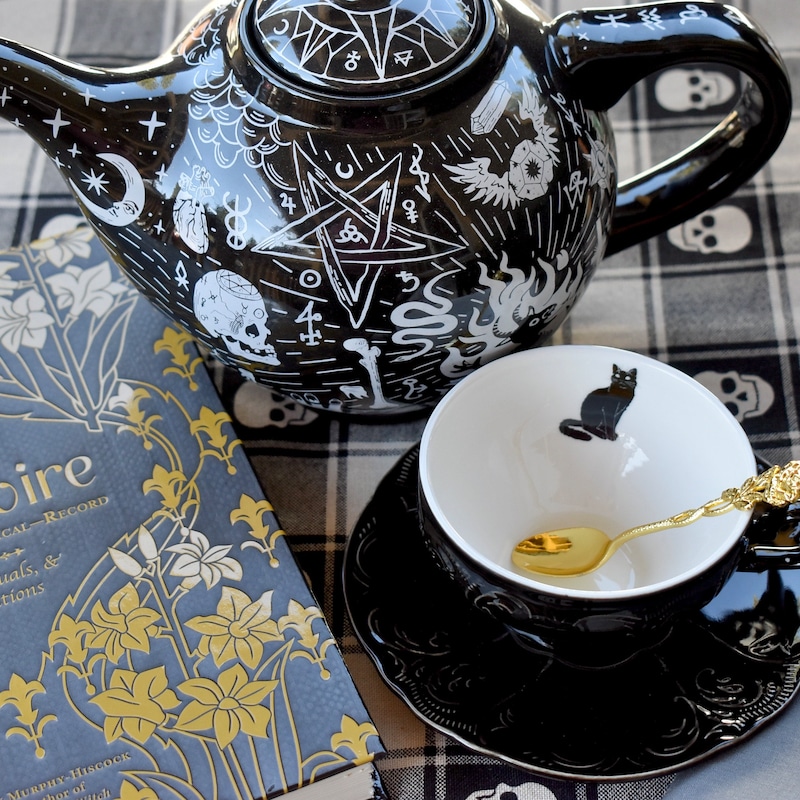 Goth Tea Set - Etsy