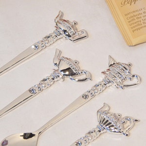 Teaspoon for Tea New Silver Plated Set of Spoons to Match Cup and ...