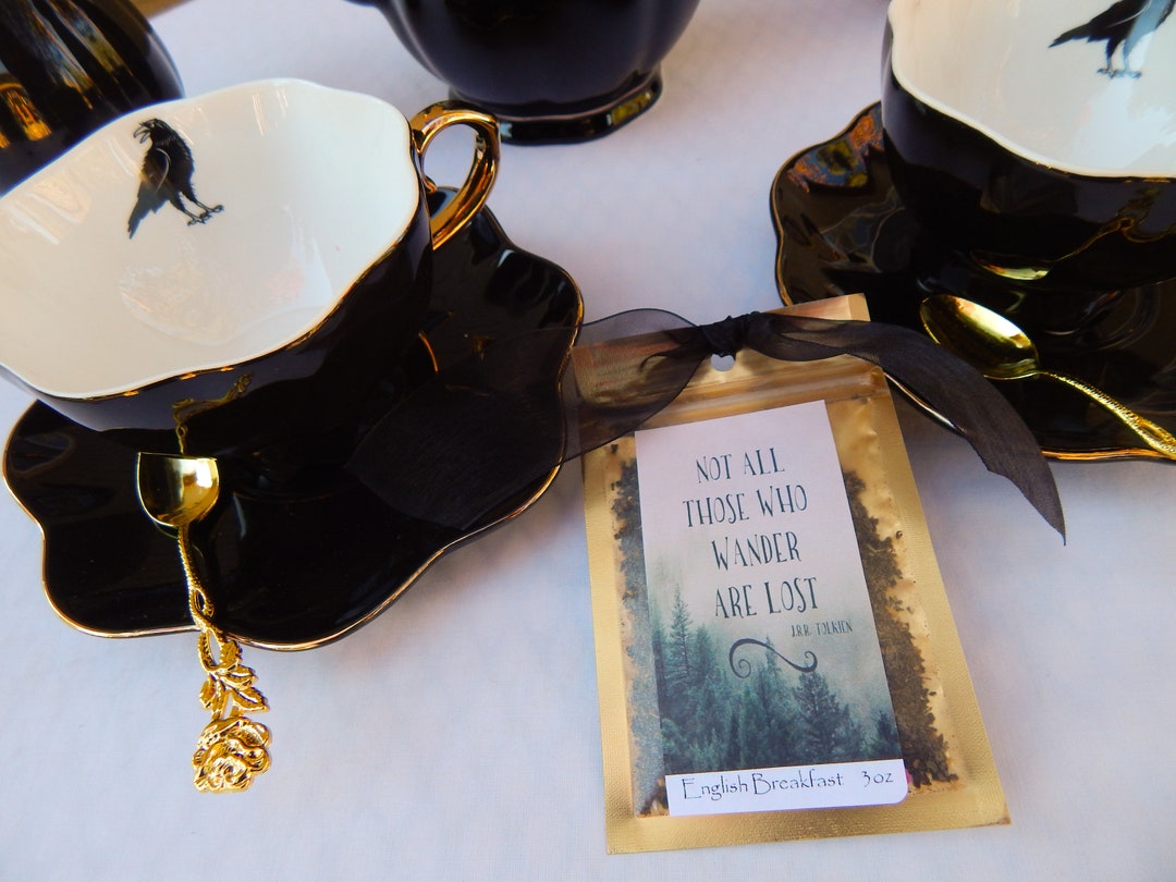 Lord of the Ring Tea Set. Teapot Sugar Bowl Creamer Two - Etsy