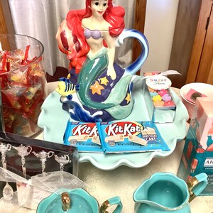 Little Mermaid Tea Set. Limited Edition Ariel Teapot With - Etsy