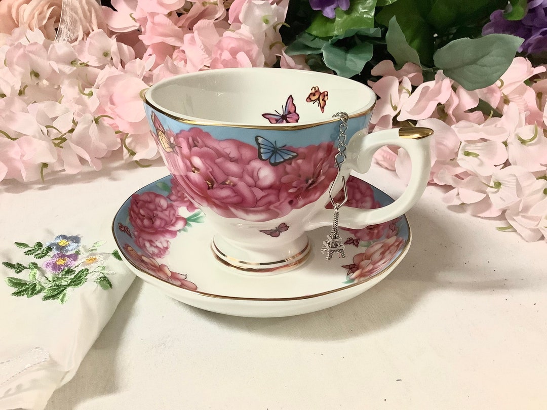 Tea Ball Gift Set Infuser Eiffel Tower Paris France Premium Strainer ...