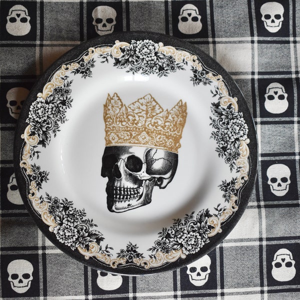 Skull Plate - Etsy
