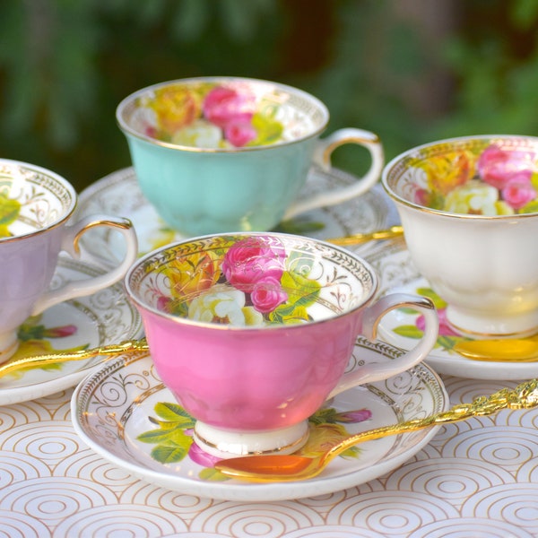 Elegant Tea Set - Etsy