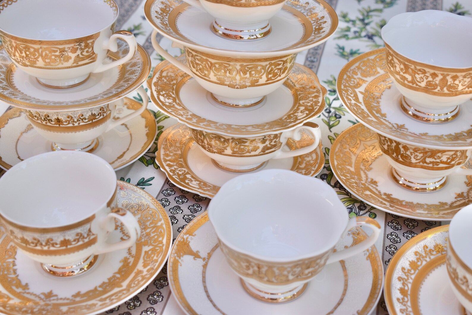 Mismatched Tea Cups and Saucers. Party Favors for Birthday - Etsy