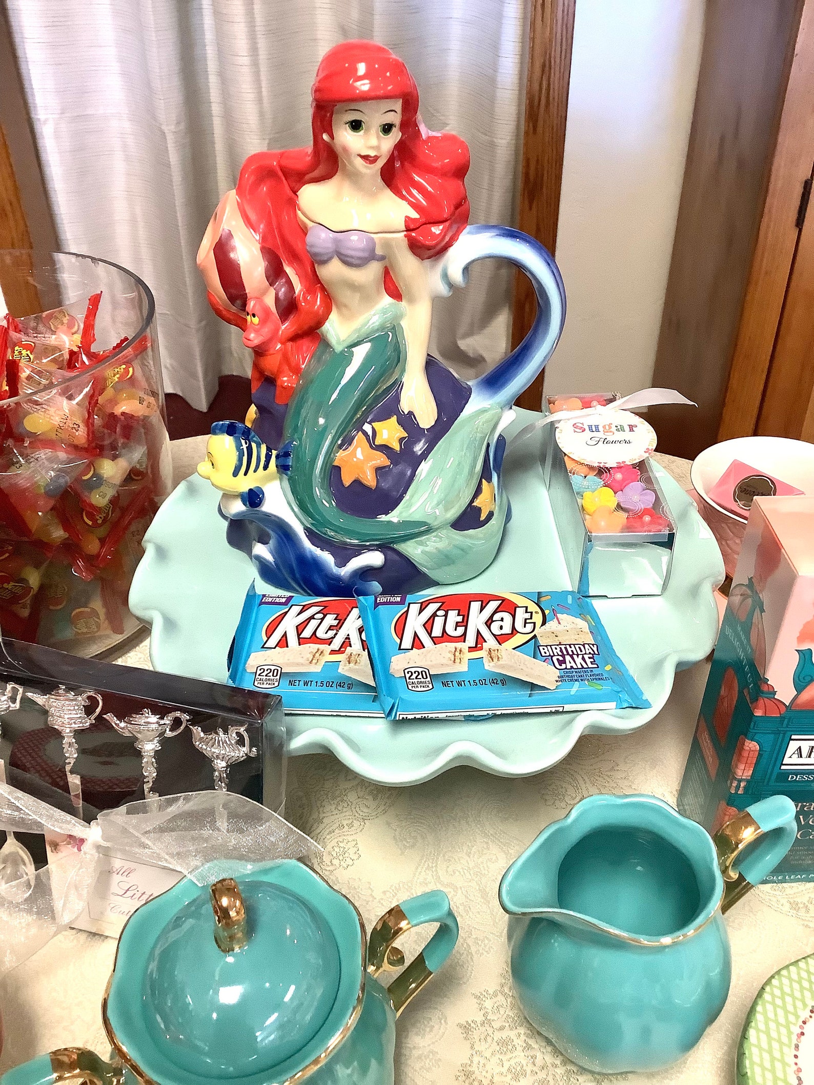Little Mermaid Tea Set. Limited Edition Ariel Teapot With - Etsy