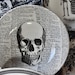 Skull Bowls Mismatched China Porcelain Plates. Skeletons Goth Holiday ...