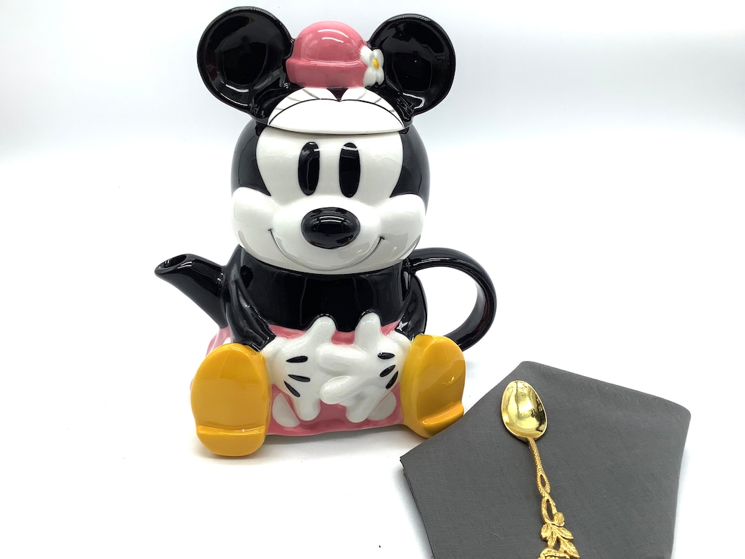 Tea for One Classic Minnie Mouse. Disney Gift Set Teapot Teacup Infuser ...