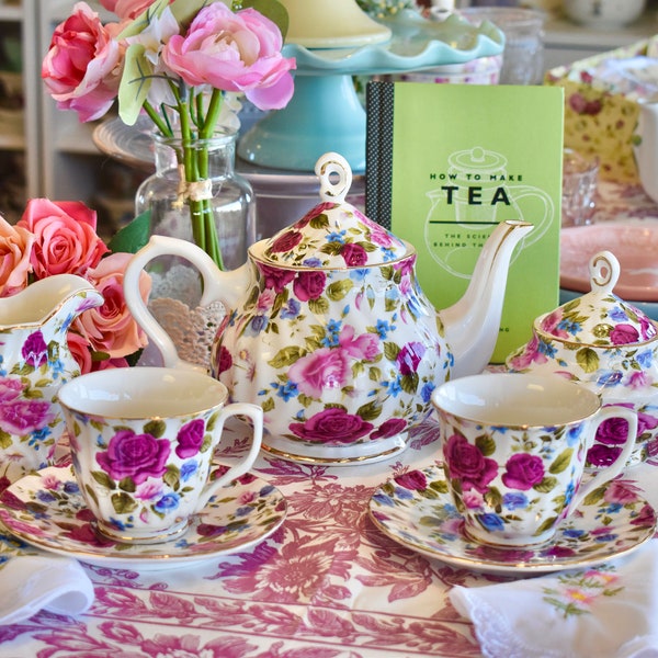 English Tea Set - Etsy UK