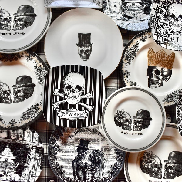 Skull China Set - Etsy