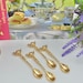 Teaspoon for Tea Gold Plated Set of Spoons With Teapot Handles to Match ...