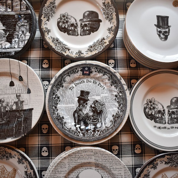 Skull China Set - Etsy