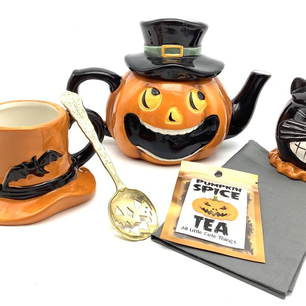 Shop Halloween Tea Set Online - Etsy