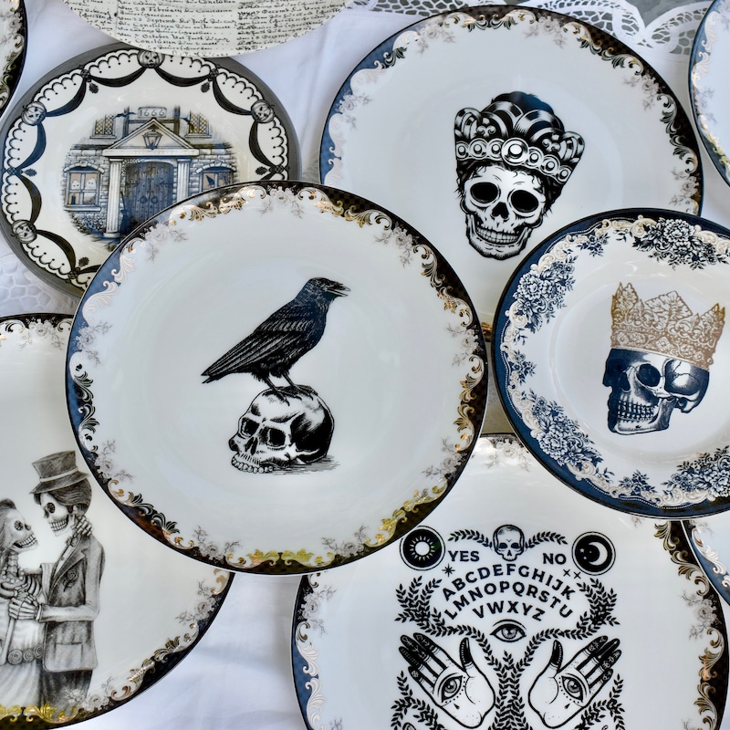 Skull China Set - Etsy