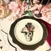 Skull Plate Skull With Fashion Hat Porcelain Dish. Halloween Wedding ...