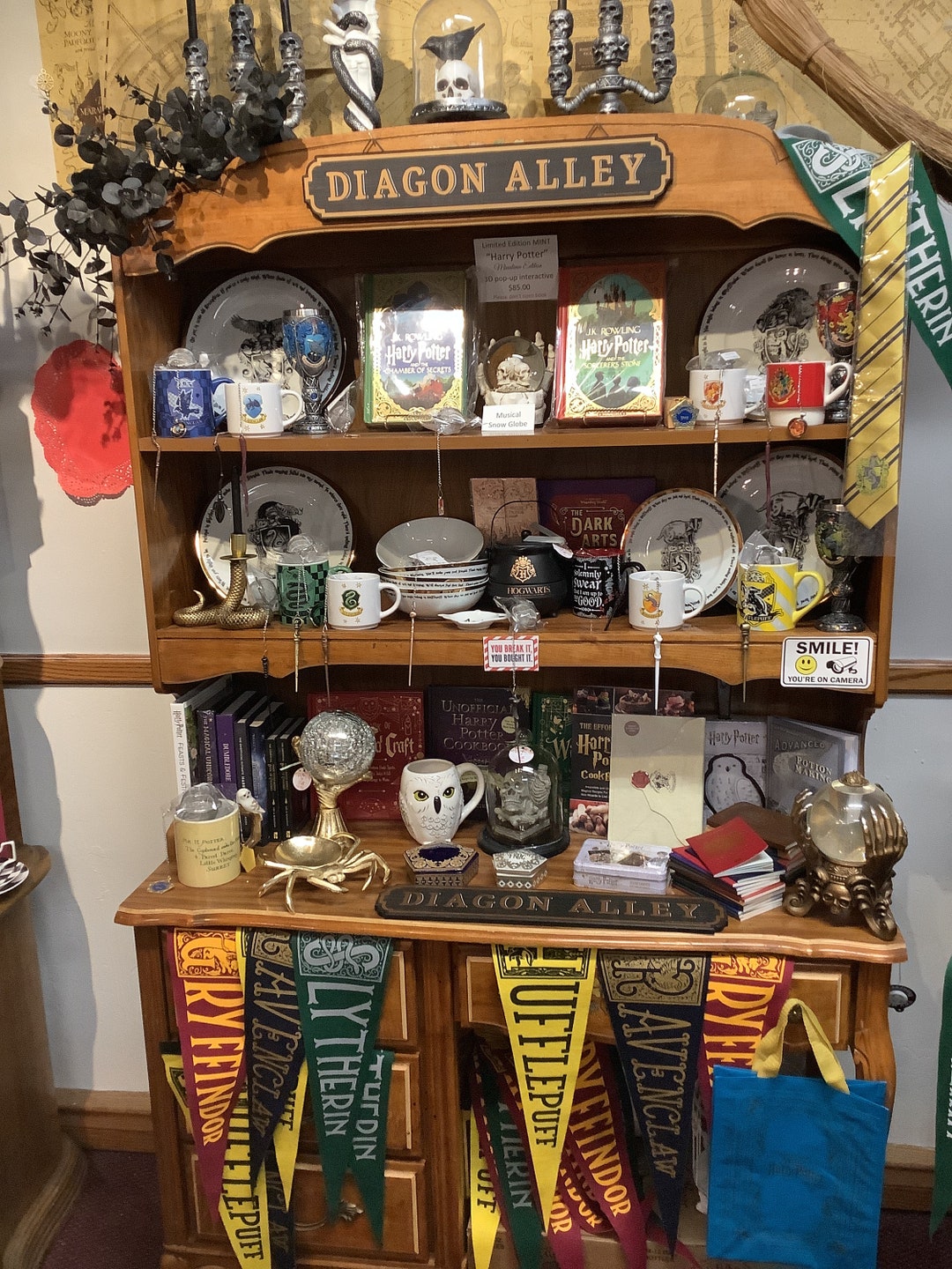 Personalized Harry Potter Diagon Alley Wood Street Sign London England ...