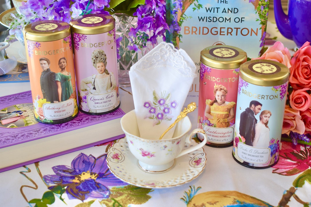 Bridgerton Tea Cup and Saucer Set White Floral With Lace With Gold ...