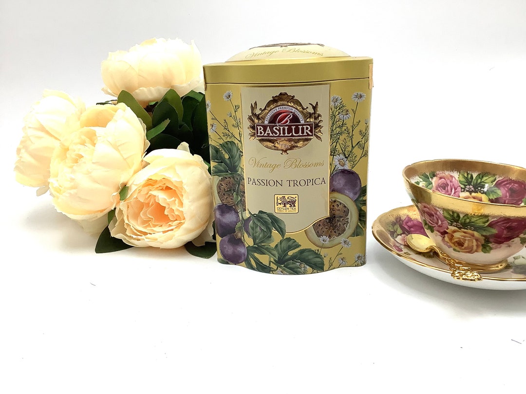 Tea Gift Set Basilur Vintage Blossoms Passion Tropical Loose Tea ...