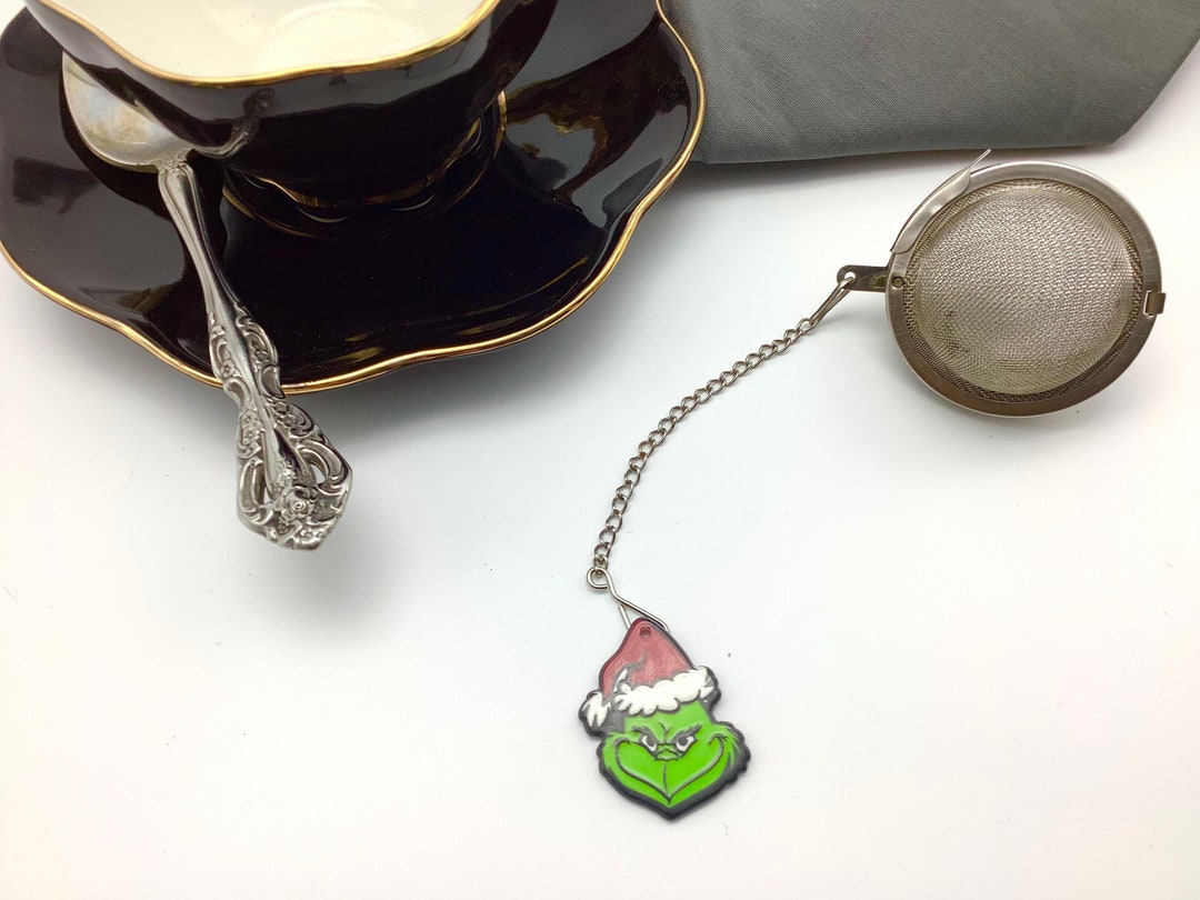 Tea Ball Gift Set Infuser the Grinch Santa Hat Premium Strainer With ...