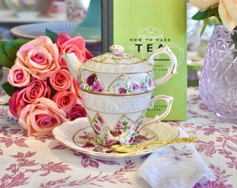 Tea Set With Crown - Etsy